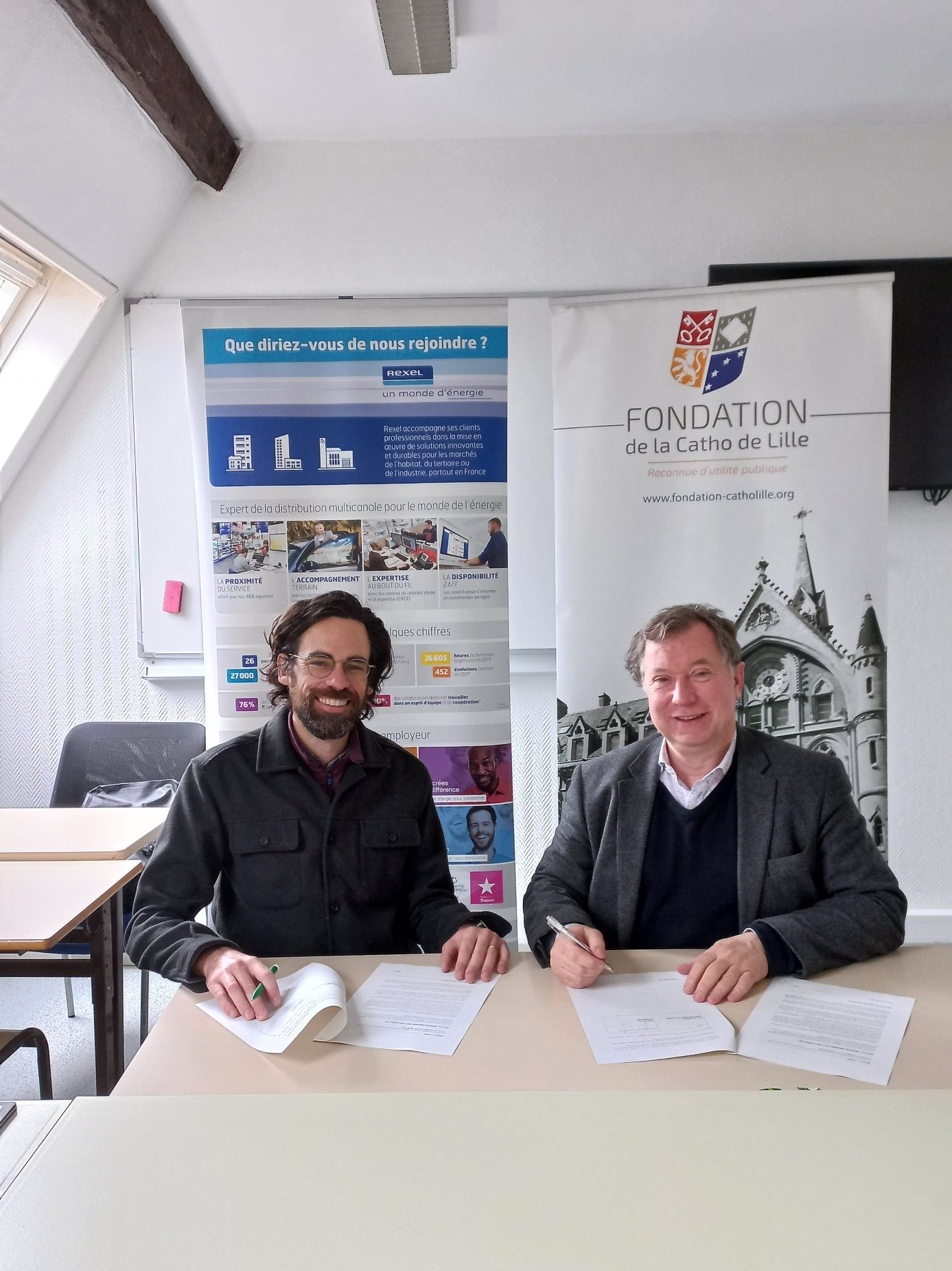 Rexel renouvelle son soutien à la fondation ! - Fondation CathoLille